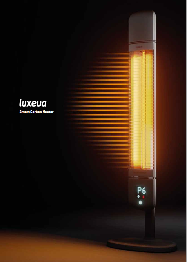 Radiant Electric Carbon Heater - all weather design for indoors or ...